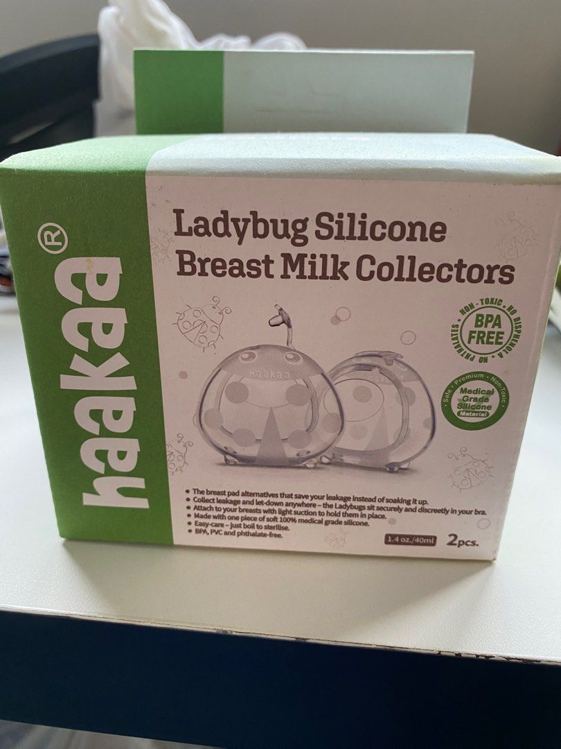 (Reserved) Haakaa ladybug Milk Collector (Pair), Babies & Kids, Nursing ...