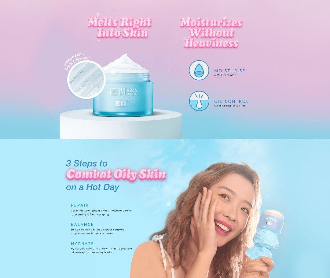 (NEW) HADA LABO Snow Dew Hydrating 50g, Beauty & Personal Care, Face ...