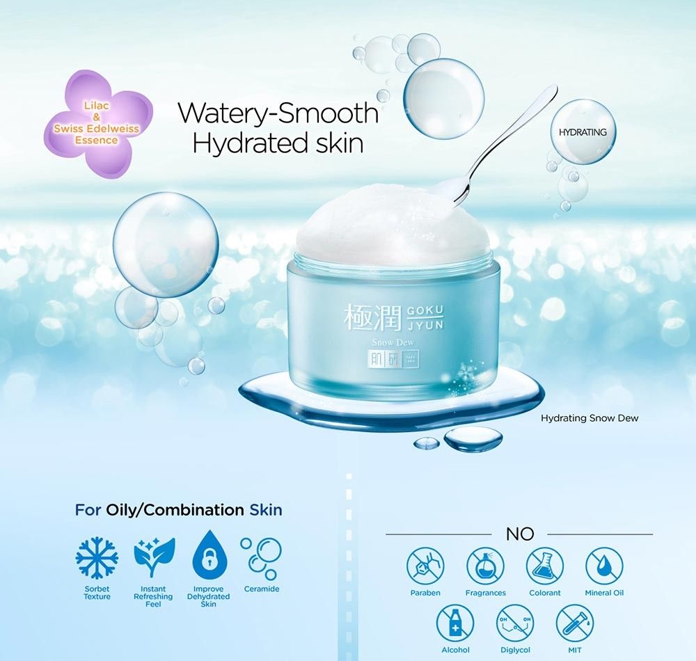 (NEW) HADA LABO Snow Dew Hydrating 50g, Beauty & Personal Care, Face ...