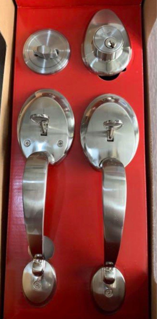 Hafele main door lever lockset, Furniture & Home Living, Security ...