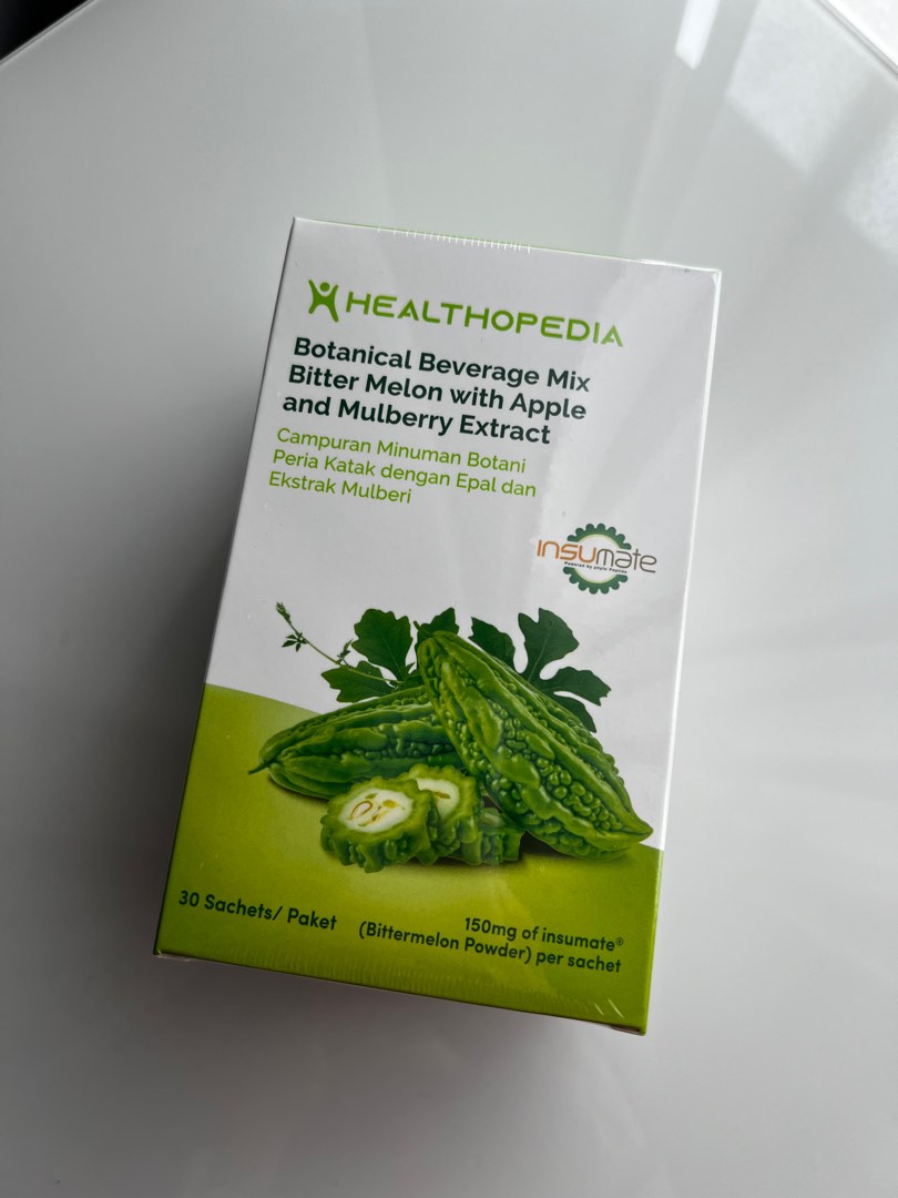 Healthopedia Bittermelon ( Insumate patented) 30 sachets, Health ...