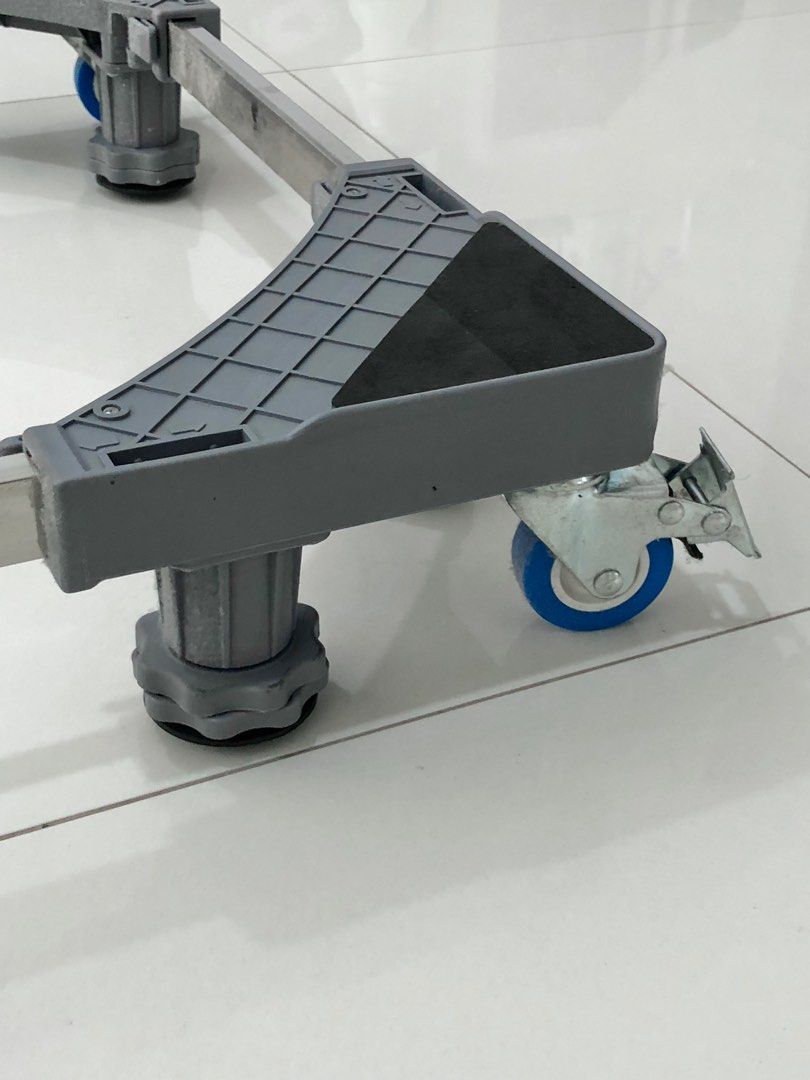 Heavy Duty Washing Machine Base Raiser Bracket With Wheels, Furniture ...