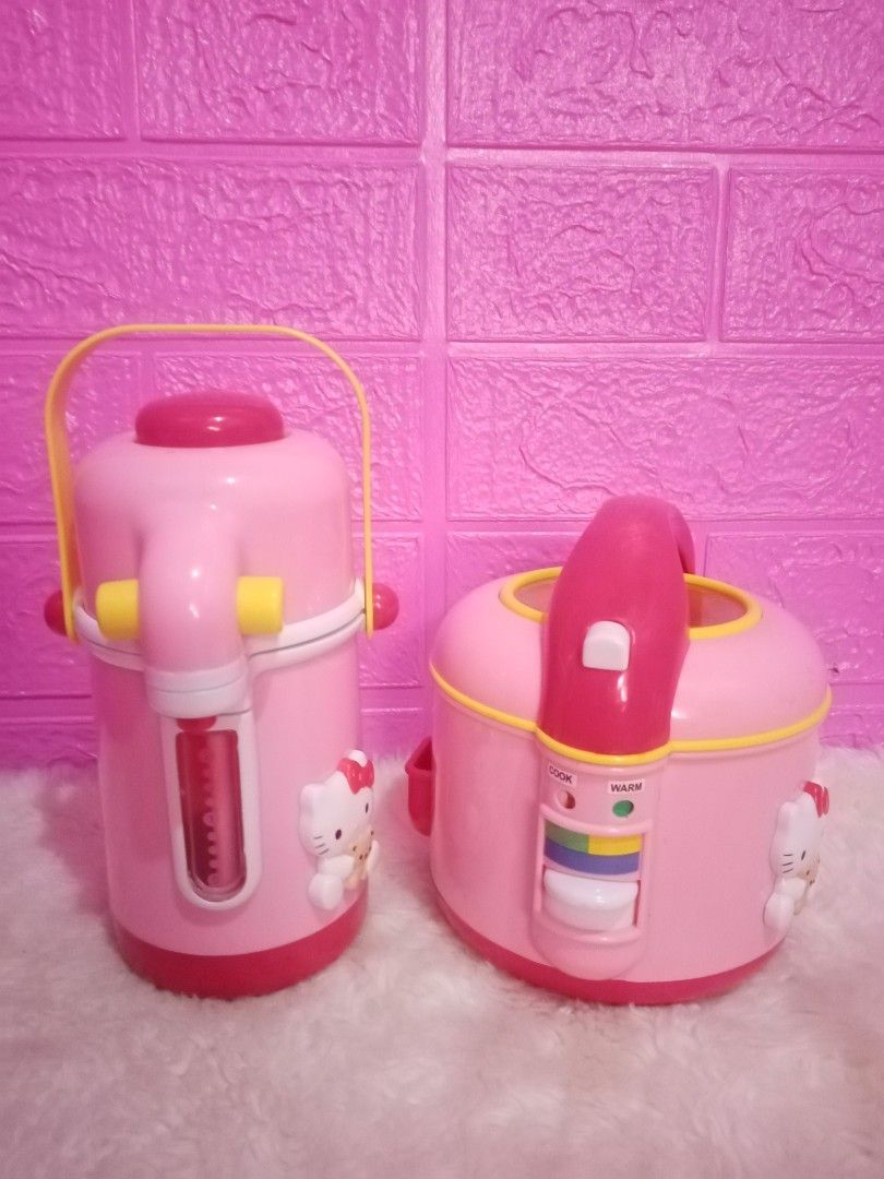 HELLO KITTY RICE COOKER AND THERMOS PLAY SET, Hobbies & Toys, Toys ...