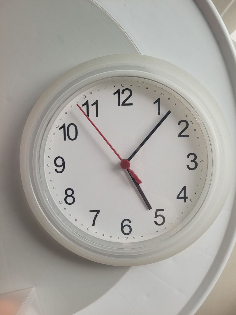 Ikea Clock, Furniture & Home Living, Home Decor, Clocks on Carousell