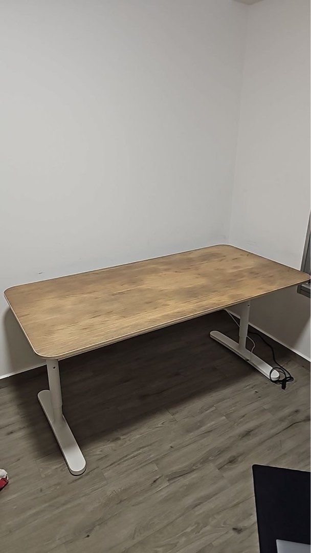 IKEA BEKANT study table, Furniture & Home Living, Furniture, Tables ...