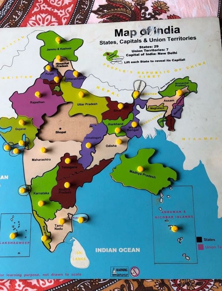 India Map Board game, Hobbies & Toys, Stationery & Craft, Stationery ...