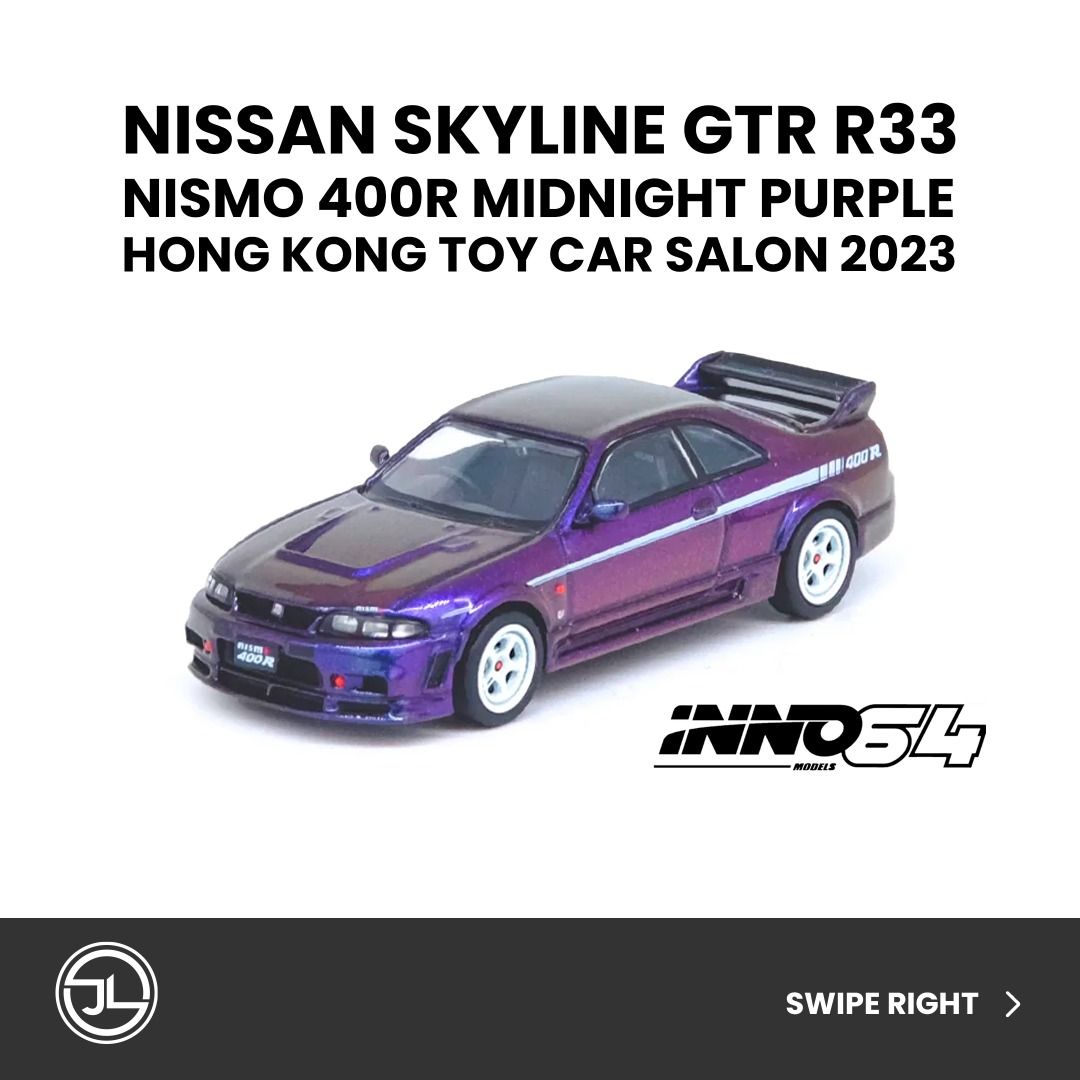Inno64 Nissan Skyline GTR R33 Nismo 400R Midnight Purple II Hong Kong ...