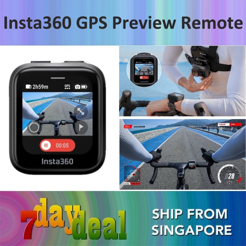 Insta360 GPS Preview Remote (for Insta360 Ace Pro / Ace Action Camera ...