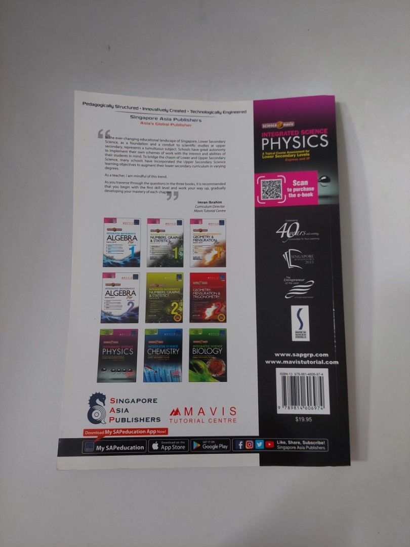 Integrated Science Physics - Lower Secondary (Express and IP), by ...