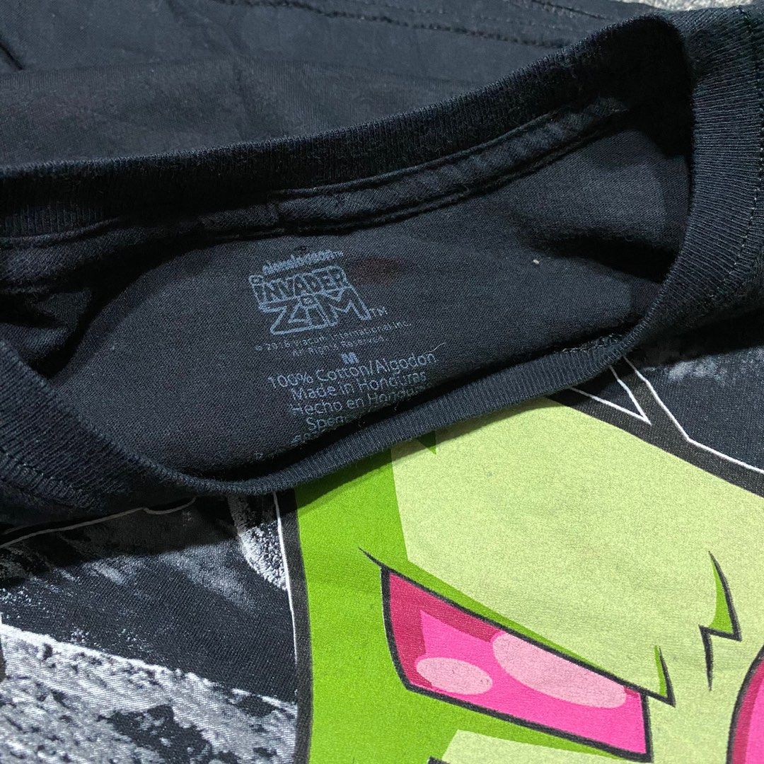 Invader Zim Cartoon Tee, Men's Fashion, Tops & Sets, Tshirts & Polo ...