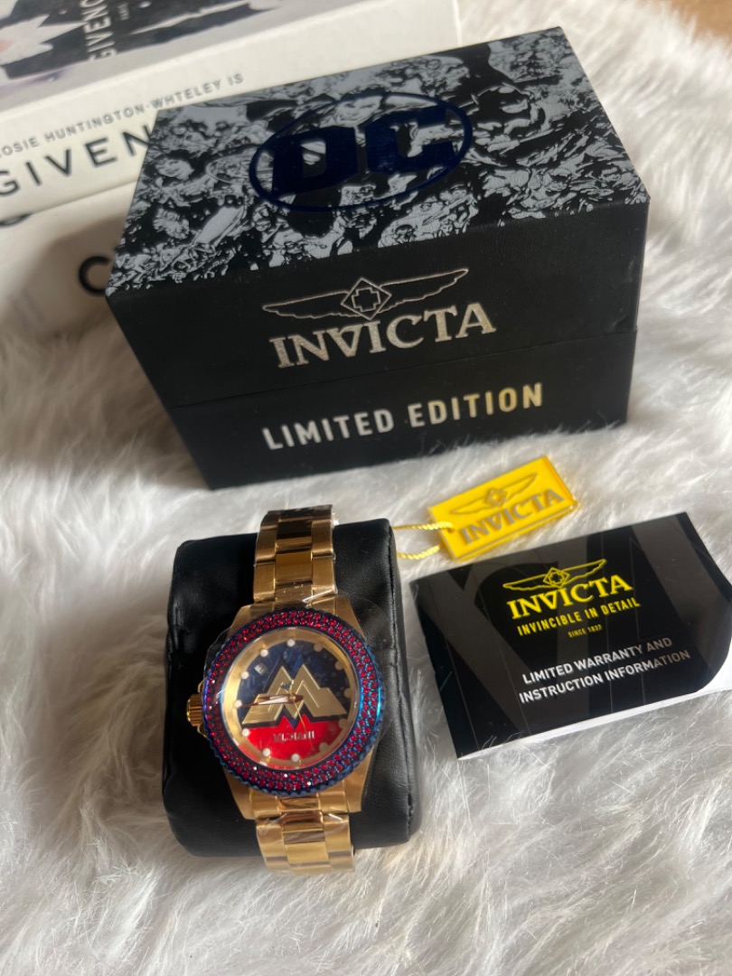 Invicta Limited Edition ( Wonderwoman), Luxury, Watches on Carousell
