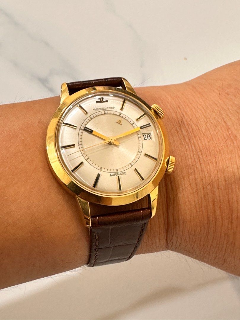 Jaeger-LeCoultre Ref. E855 Memovox Alarm 18K YG, Luxury, Watches on ...