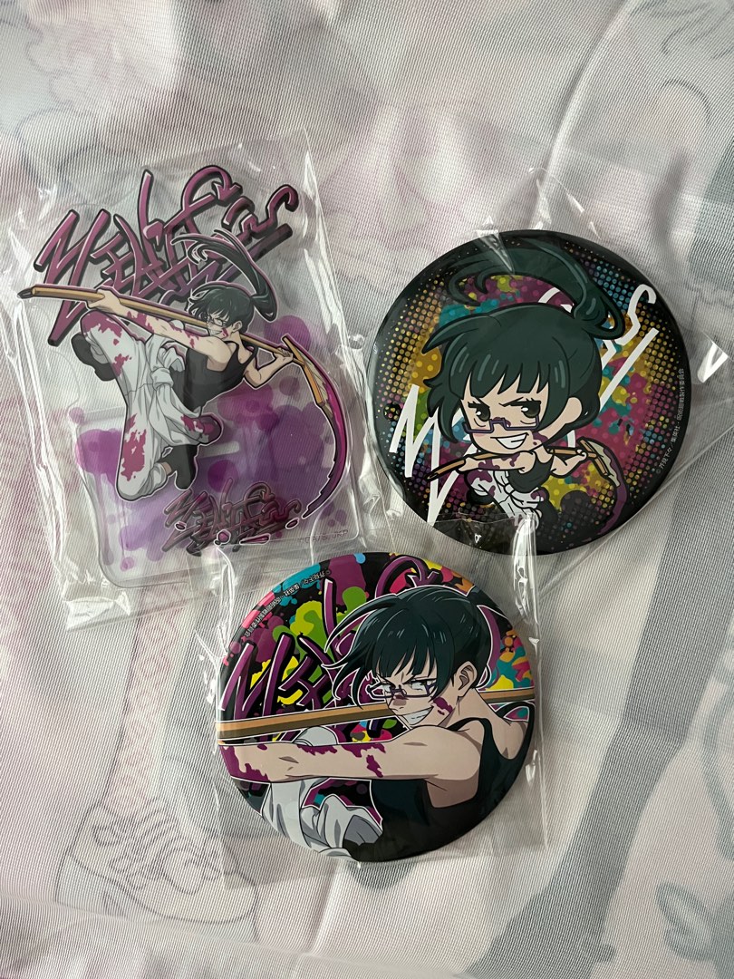 jjk jujutsu kaisen graffiti ichiban kuji maki badge acrylic standee ...