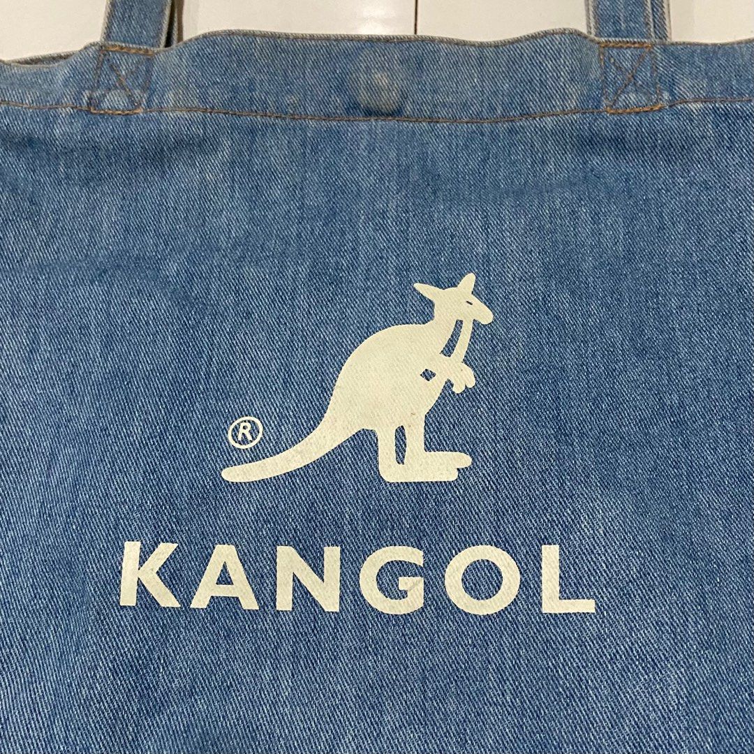 Kangol denim tote bag, Women's Fashion, Bags & Wallets, Tote Bags on ...