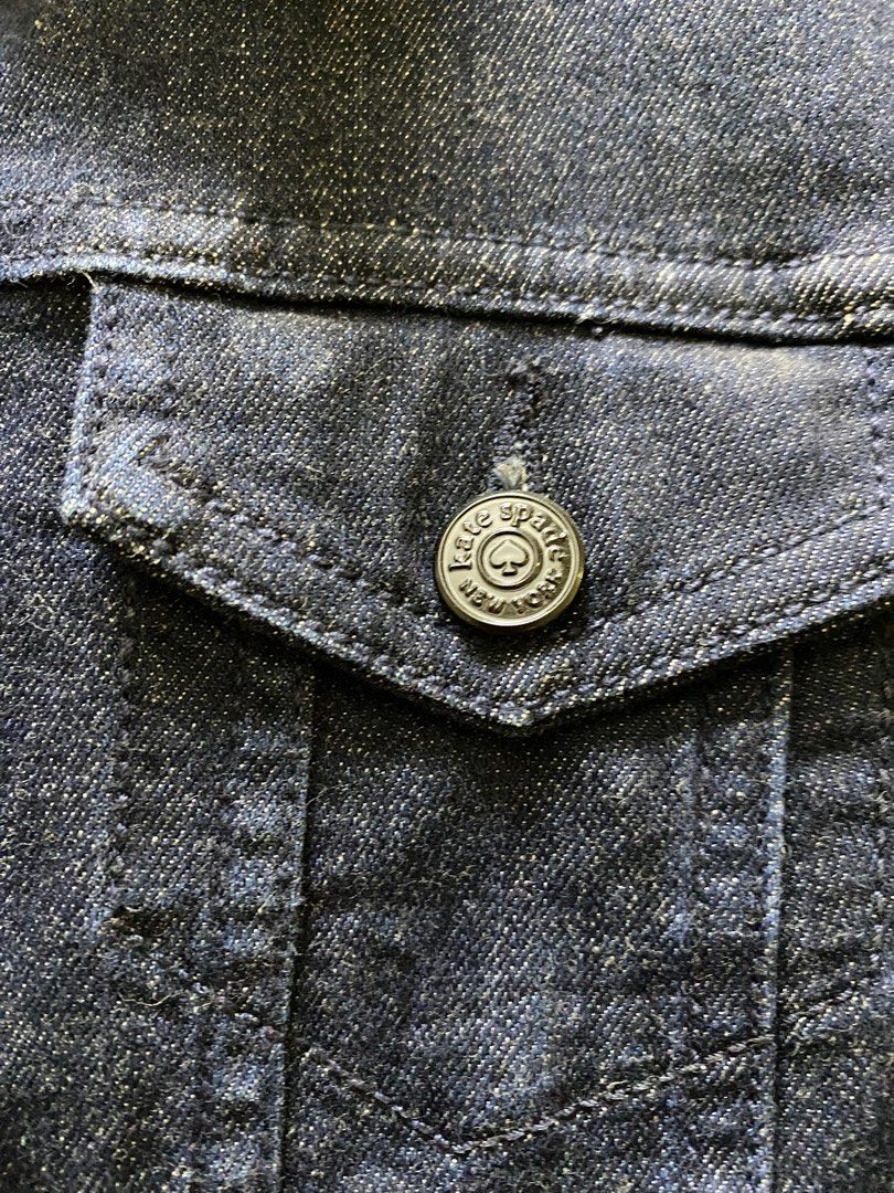 Kate Spade Denim Jacket, Women's Fashion, Coats, Jackets and Outerwear on Carousell