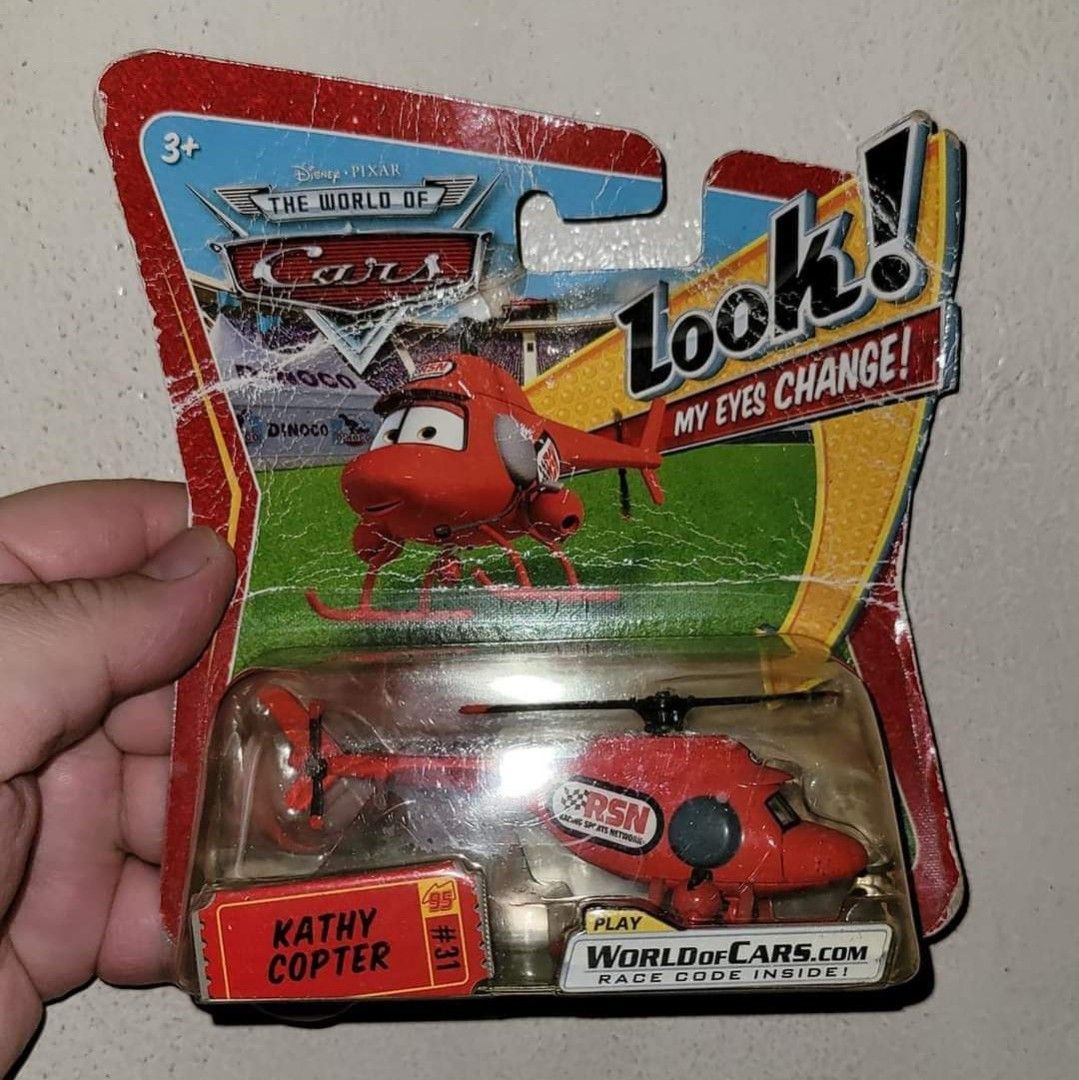 Kathy copter cars disney pixar, Hobbies & Toys, Toys & Games on Carousell