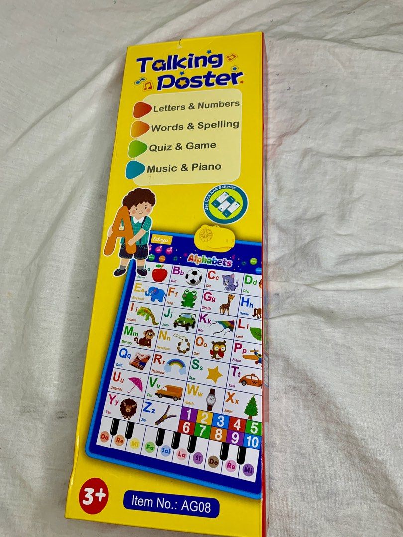 Kids toy, Interactive talking poster, interwove talking chart, Hobbies ...