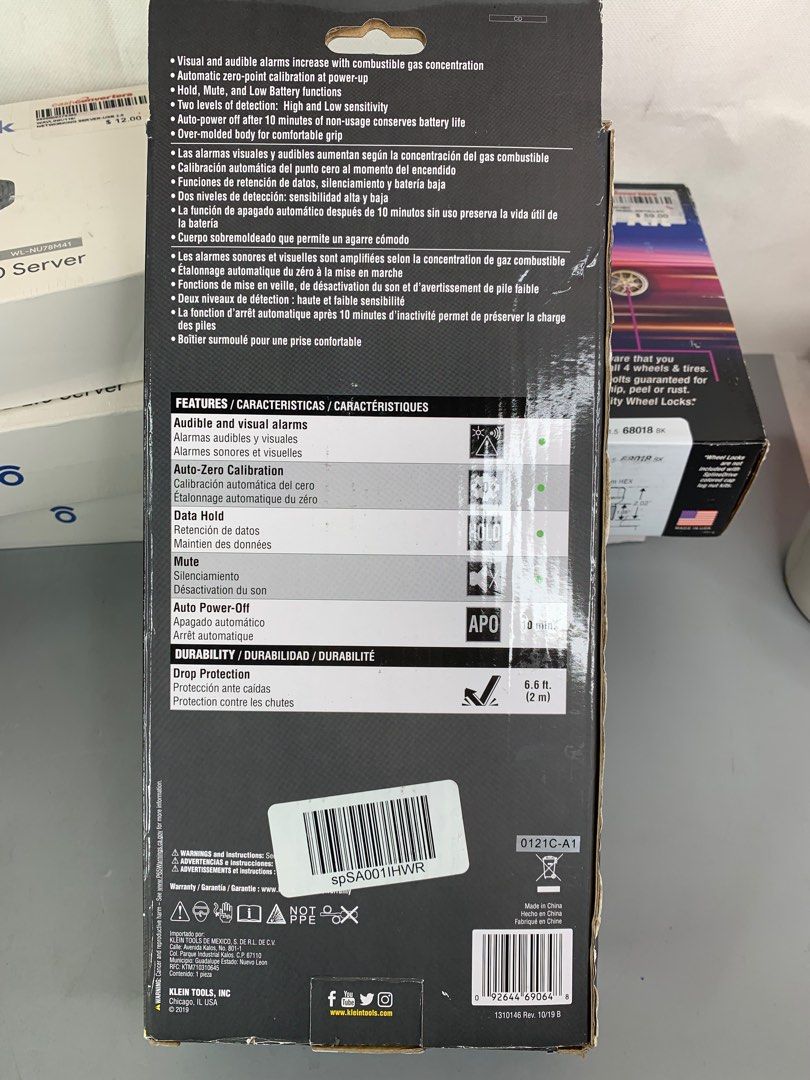 KLEIN TOOLS ET120 GAS LEAK DETECTOR, Furniture & Home Living, Cleaning ...