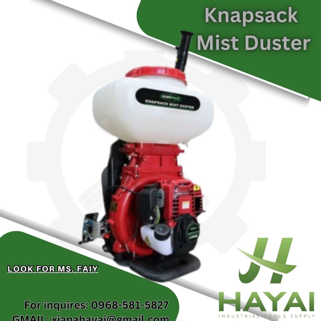 Knapsack Mist Duster, Commercial & Industrial, Construction Tools & Equipment on Carousell