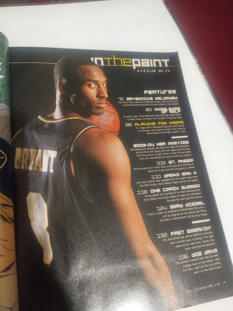 KOBE BRYANT/SLAM magazine/Dec.2003/Rare find!, Hobbies & Toys, Books ...