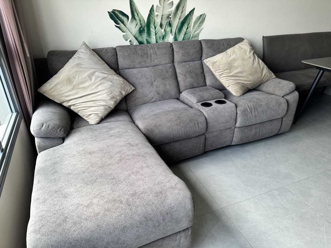 L Shape Sofa, Furniture & Home Living, Furniture, Sofas on Carousell