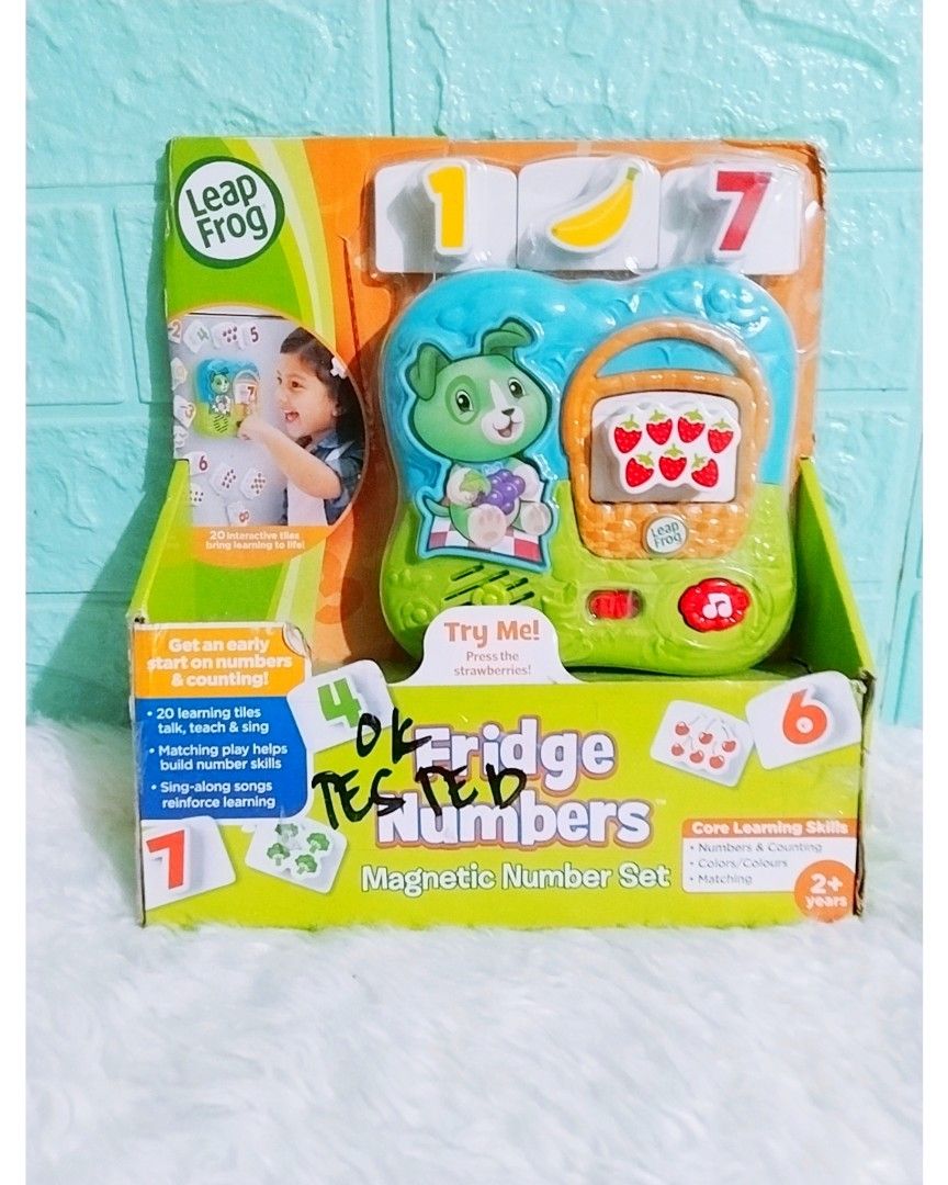 Leapfrog Fridge Numbers Magnetic Set, Babies & Kids, Infant Playtime on ...