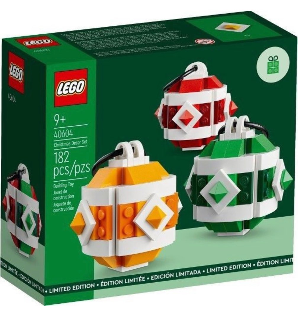 LEGO 40604 Christmas Decor Set, Hobbies & Toys, Toys & Games on Carousell