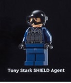 Lego 76269 Avengers Tower Minifigure - Tony Stark as SHIELD Agent ...