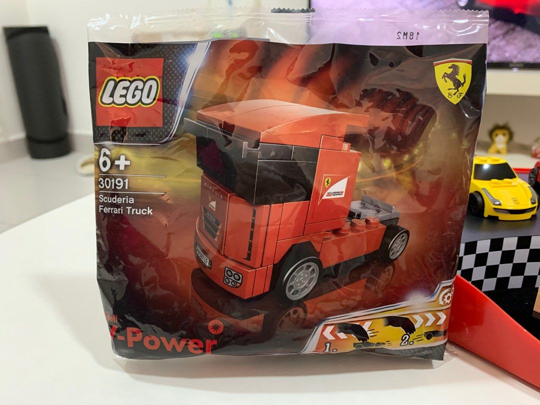 LEGO Shell V-Power Scuderia Ferrari Truck Polybag, Hobbies & Toys, Toys ...