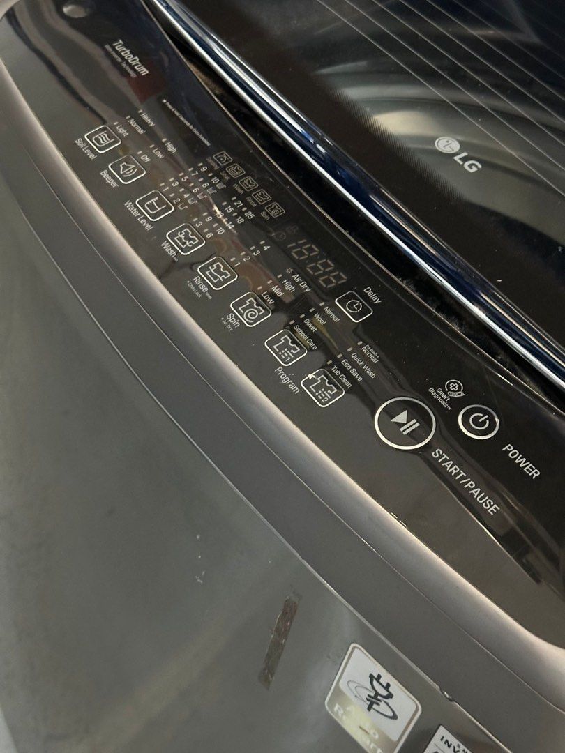 LG 12KG Smart Inverter T2312VSAV Top Load Washing Machine, TV & Home ...