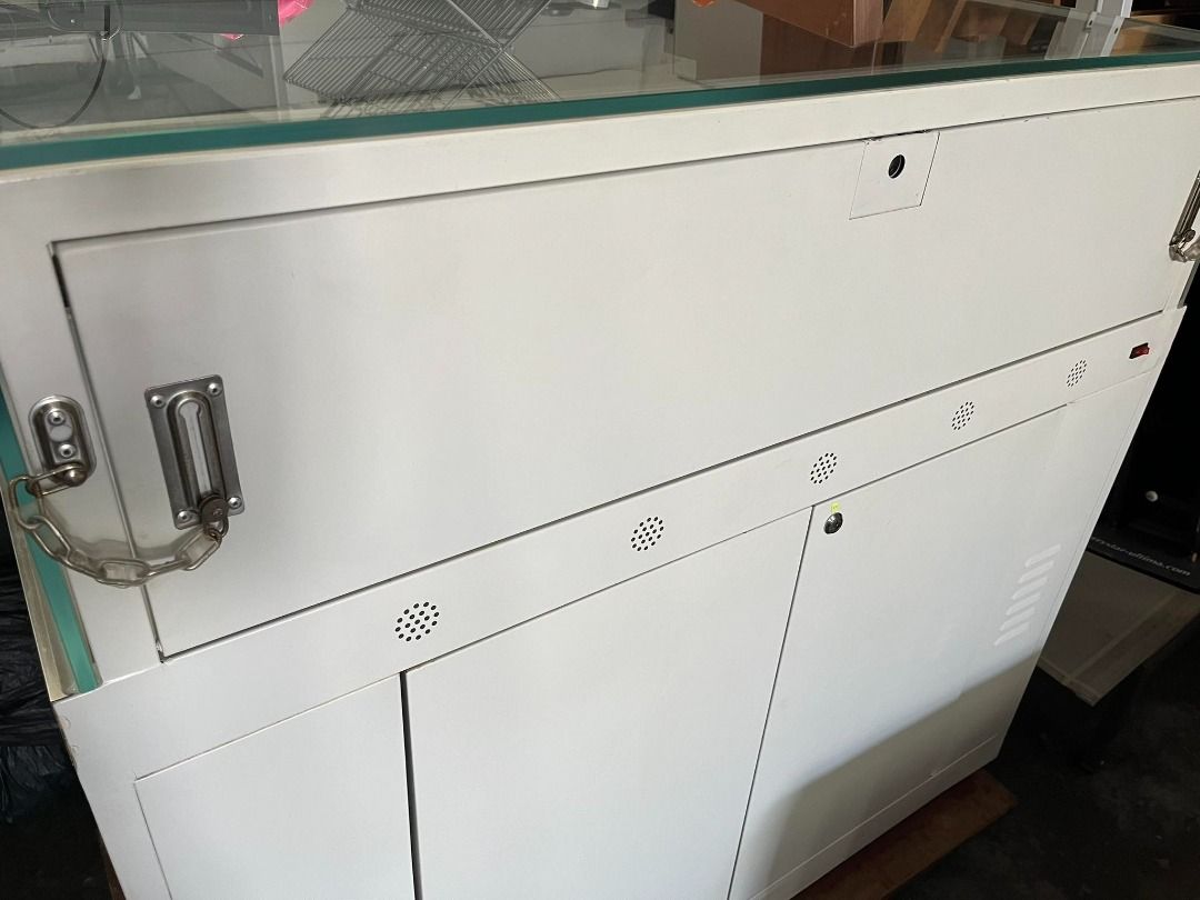 Lightbox Showcase Glass Display Cabinet Counter, Furniture & Home Living, Furniture, Shelves ...