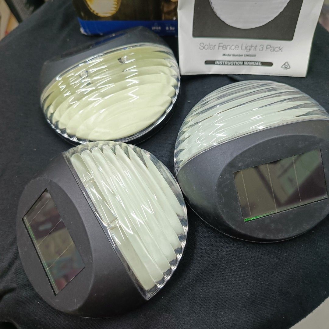 Lightway Solar Fence Light, Furniture & Home Living, Lighting & Fans ...