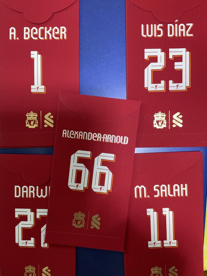 Liverpool FC Ang Pow Envelopes, Hobbies & Toys, Memorabilia ...