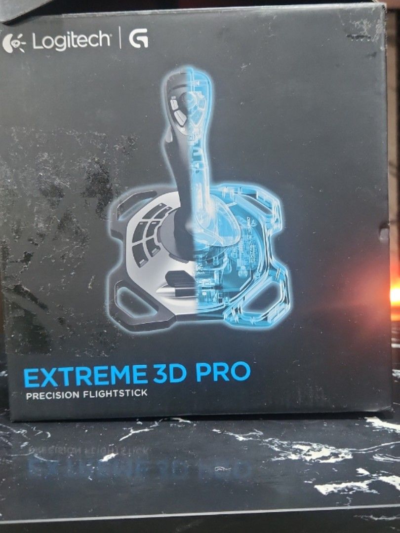 Logitech Extreme 3D Pro Precision Flightstick, Video Gaming, Gaming ...