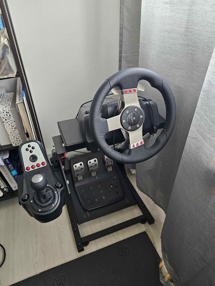Logitech G27 with Wheel Stand, Video Gaming, Gaming Accessories ...