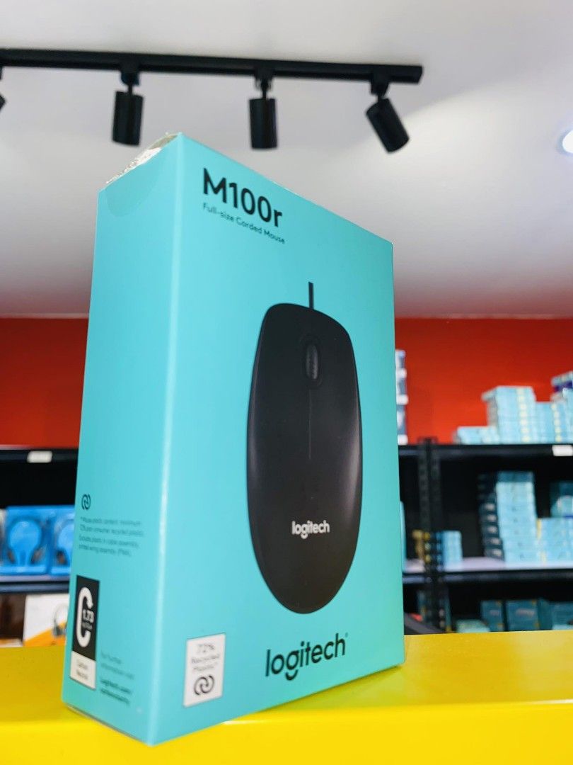 Logitech M100R Wired Mouse, Computers & Tech, Parts & Accessories ...
