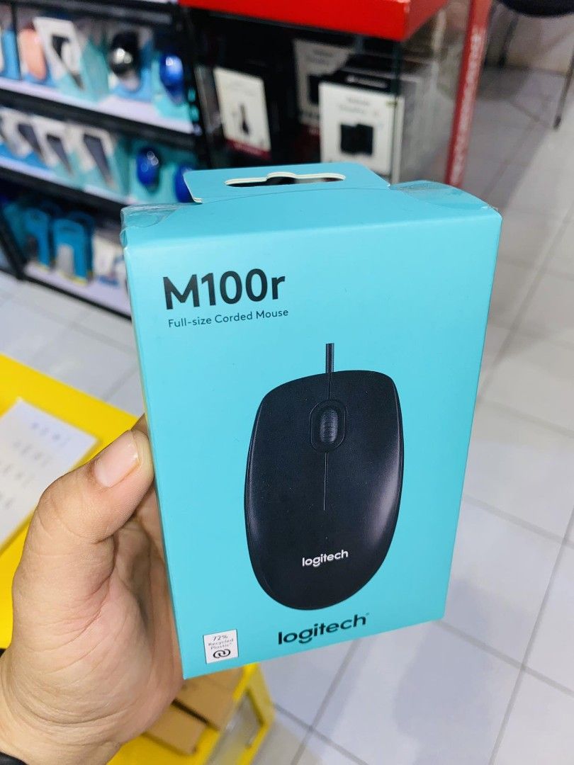 Logitech M100R Wired Mouse, Computers & Tech, Parts & Accessories, Mouse & Mousepads on Carousell