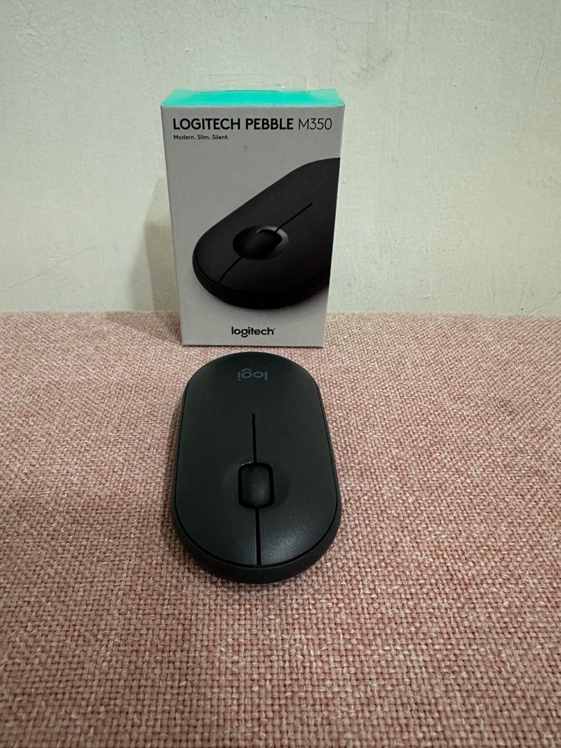 Logitech Pebble M350, Elektronik, Bagian Komputer & Aksesoris di Carousell