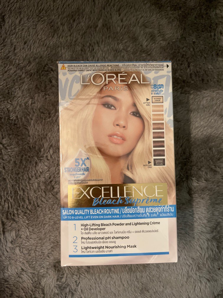 Loreal Paris Excellence Bleach Supreme, Beauty & Personal Care, Hair on ...