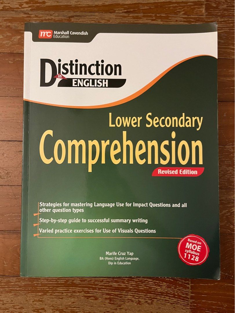 lower secondary comprehension distinction in english assessment book ...