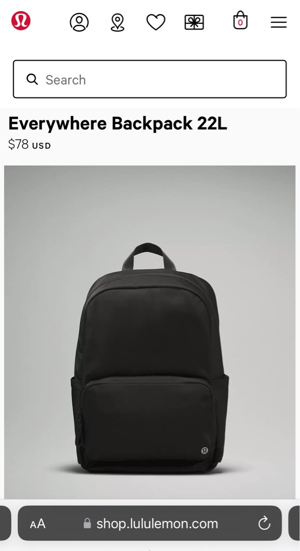 Lululemon Everywhere Backpack 22L, Women's Fashion, Bags & Wallets ...