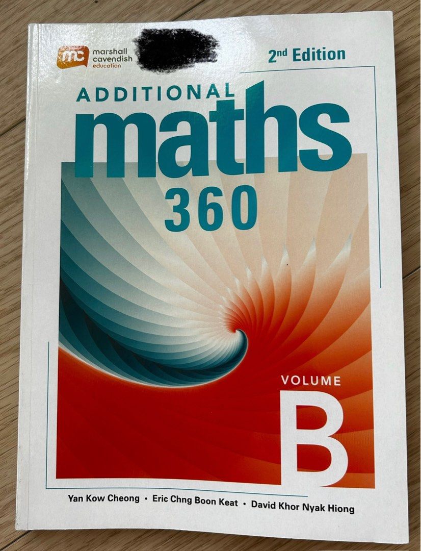 Marshall Cavendish Additional Maths 360 Volume B, Hobbies & Toys, Books ...