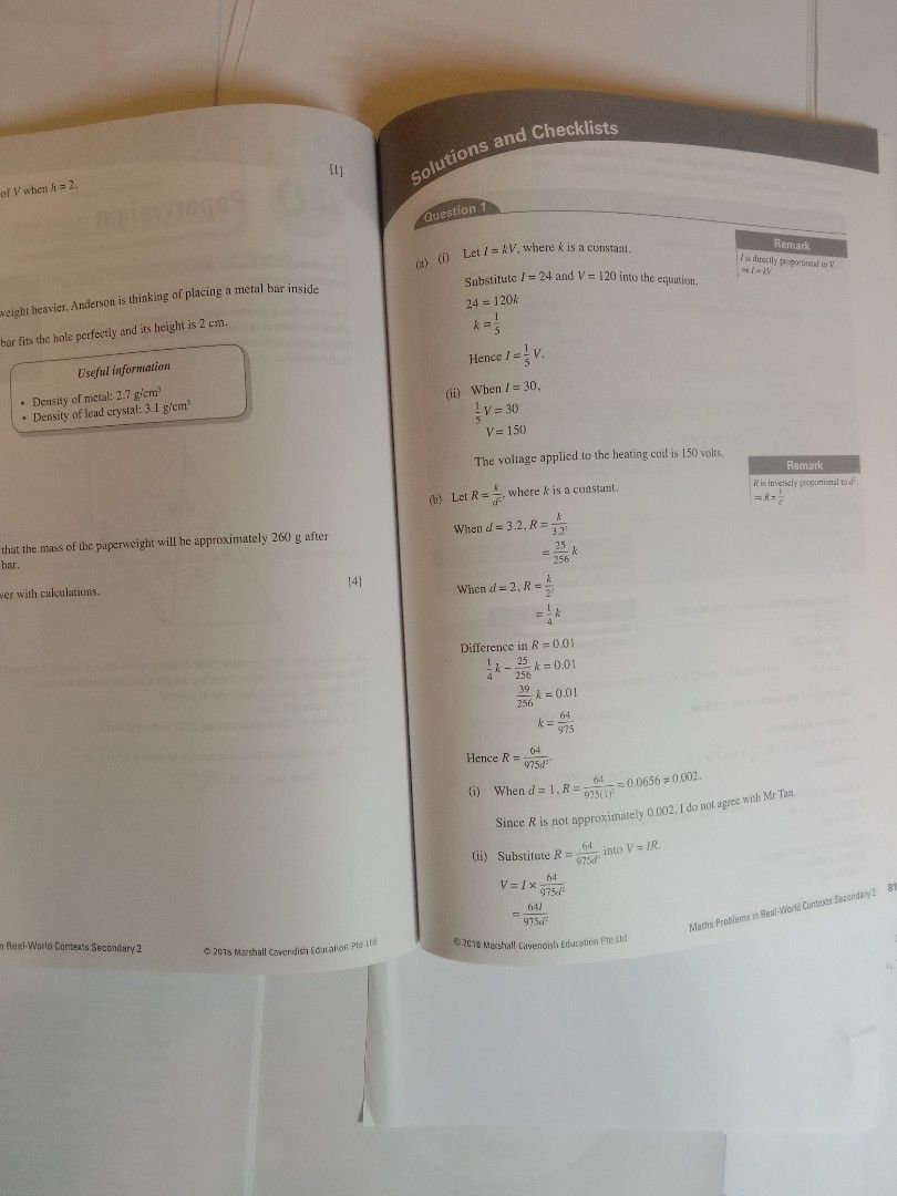 Maths real world context questions secondary 2, Hobbies & Toys, Books ...