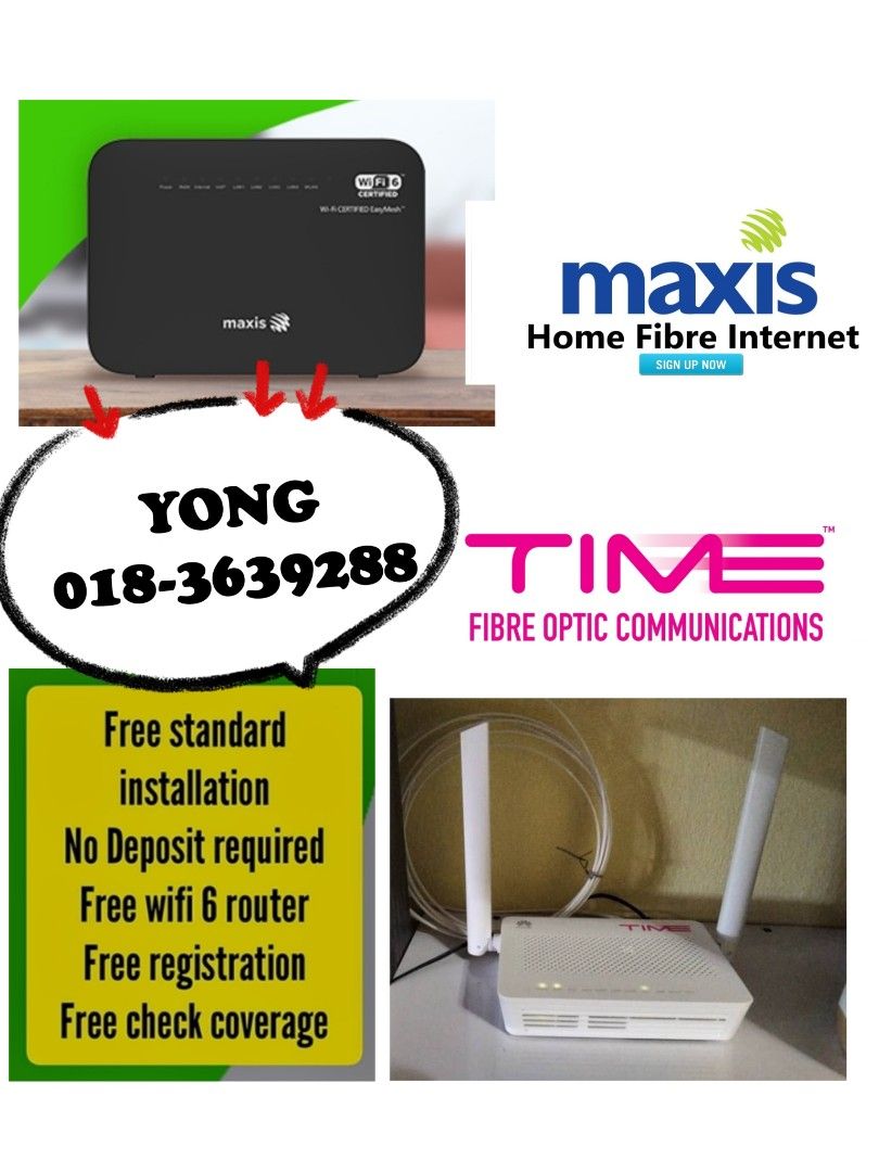Maxis time home free register installation, Computers & Tech, Parts ...