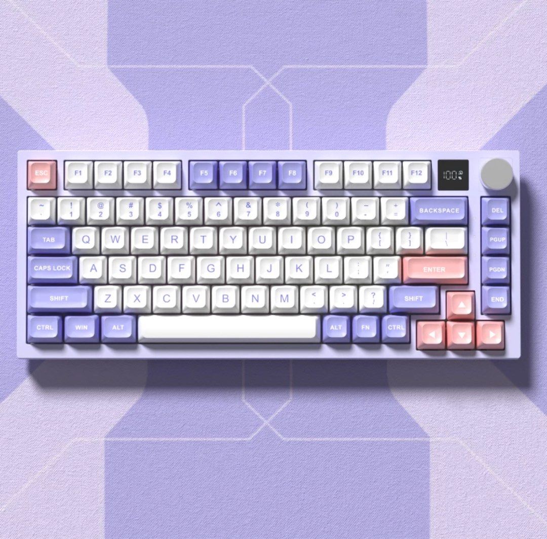 Mechanical keyboard purple, Computers & Tech, Parts & Accessories ...