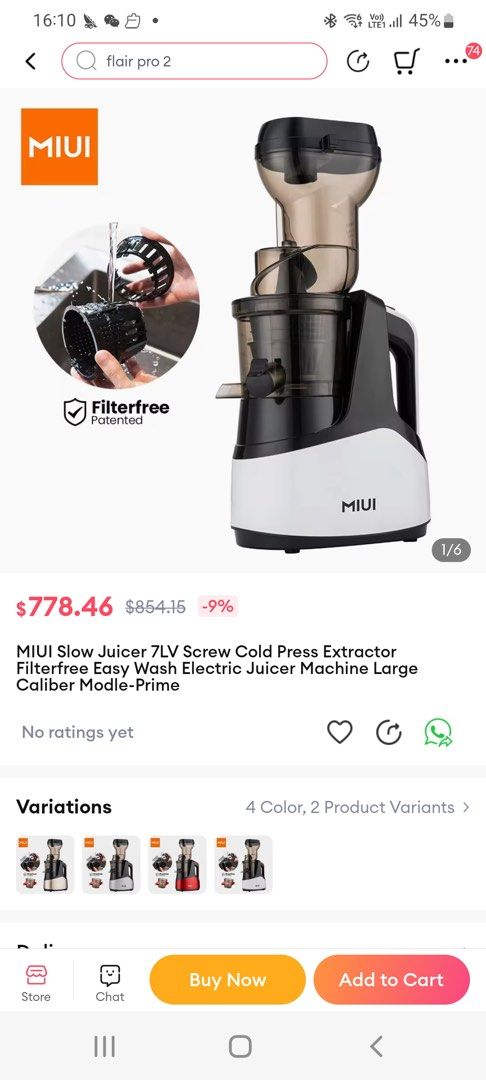 MIUI juice blender, TV & Home Appliances, Kitchen Appliances, Juicers ...