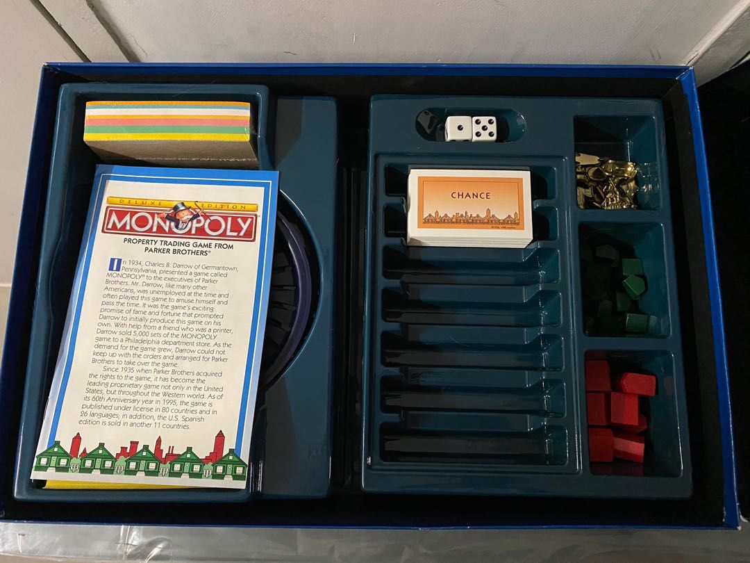 Monopoly ( deluxe edition ) board game, Hobbies & Toys, Toys & Games on ...