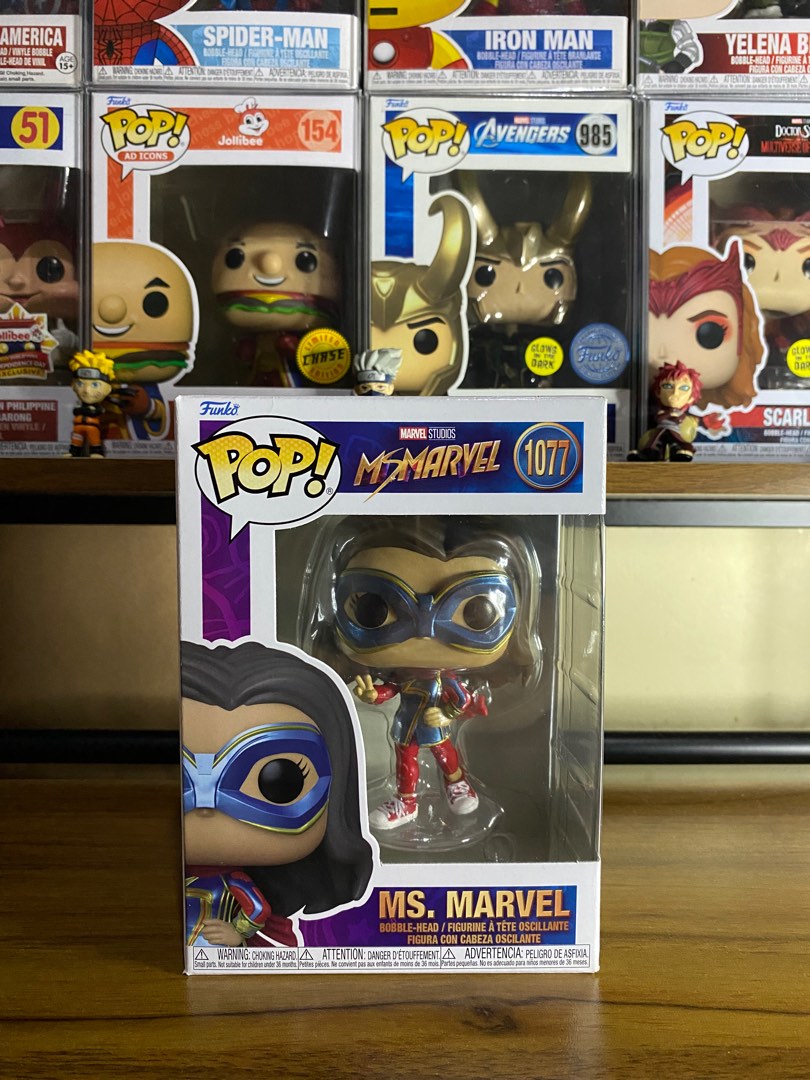 Ms Marvel 1077 Funko Pop | Kamala Khan Funko Pop | Marvel | Ms Marvel ...