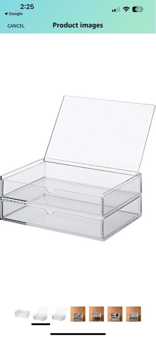 Muji Acrylic Box, Furniture & Home Living, Home Decor, Other Home Decor ...