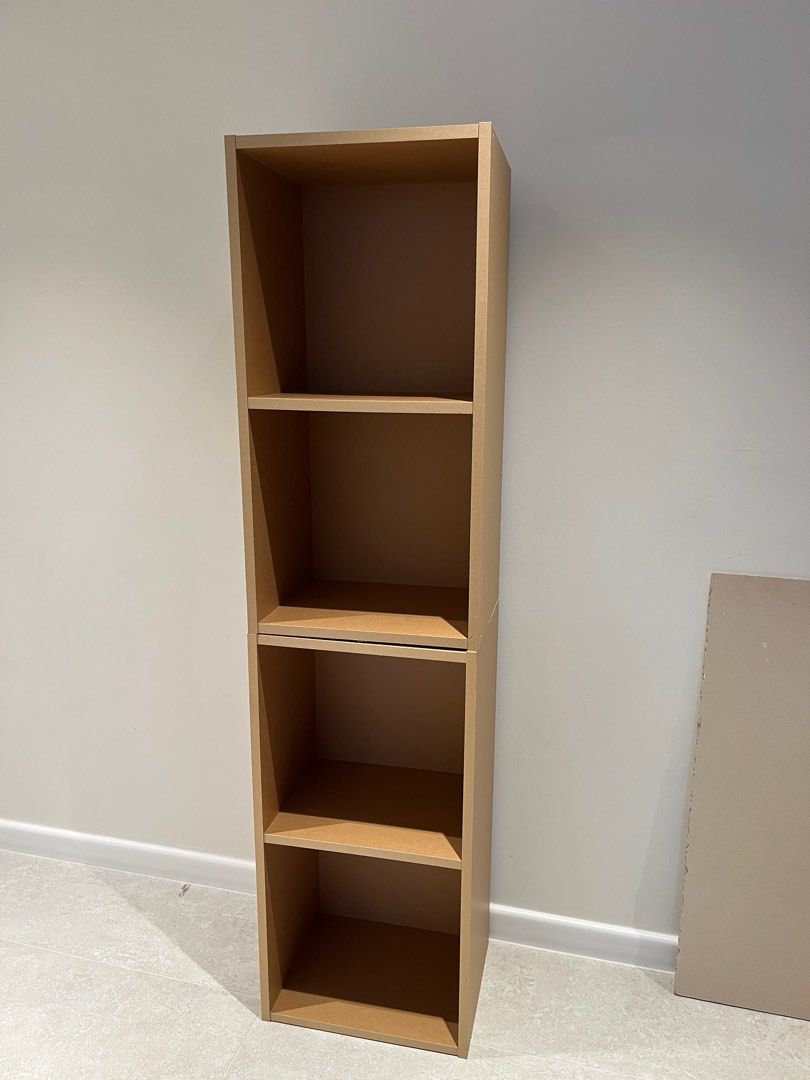 Muji pulpboard shelves stackable fixed price, Furniture & Home Living ...